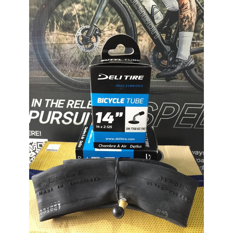 Jual Ban Dalam Sepeda Listrik Selis 14 X 2.125 Cop Pentil Bengkok DELI TIRE / DELITIRE | Shopee ...