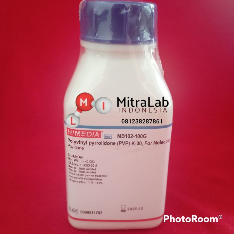 Jual Polyvinil Pyrrolidone /PVP himedia no merck | Shopee Indonesia