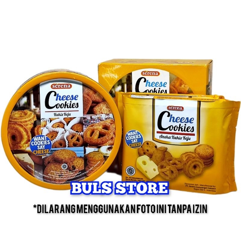 Jual Serena Cheese Cookies Kaleng 150/454gr | Shopee Indonesia