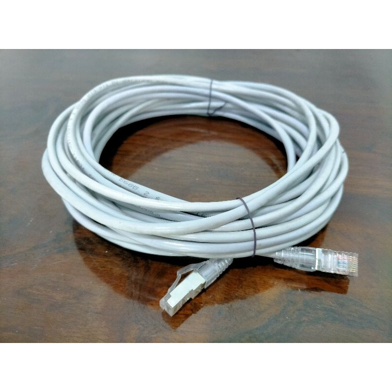 Jual Kabel LAN Indoor Cat 5e Plat Besi | Panjang10M | Shopee Indonesia
