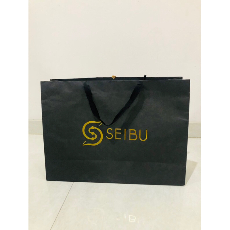 Jual Paper bag/paperbag/tas kertas/kantong belanja/Seibu | Shopee Indonesia