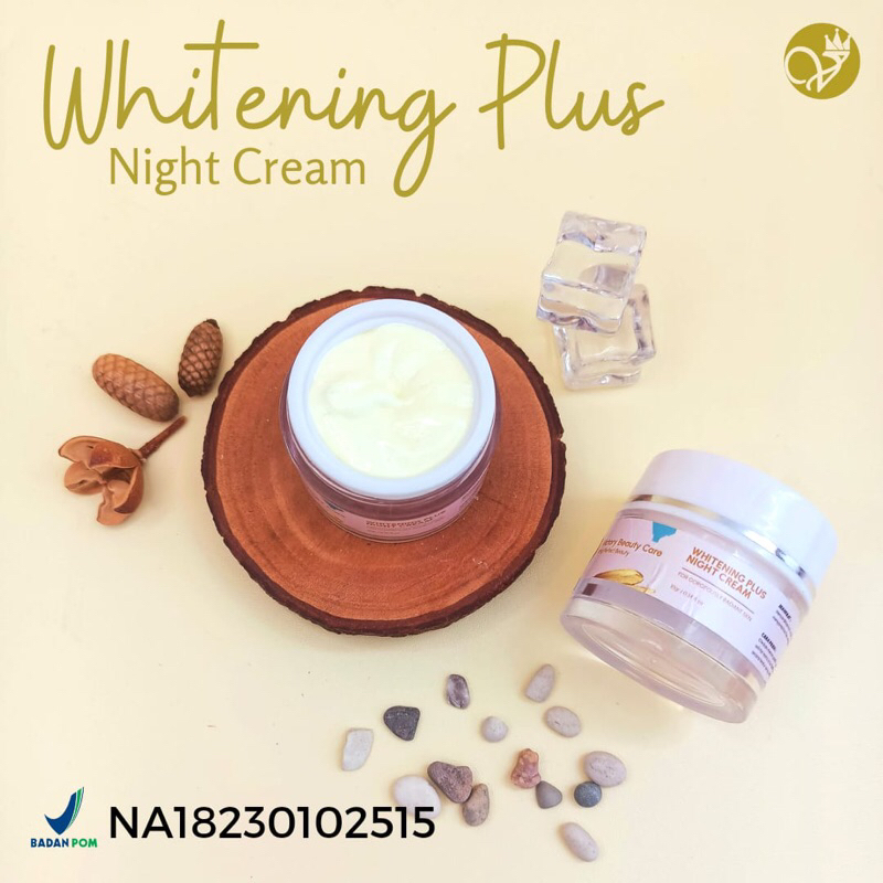 Jual WHITENING PLUS NIGHT CREAM / CREAM MALAM GLOWING / VBC / VICTORY ...