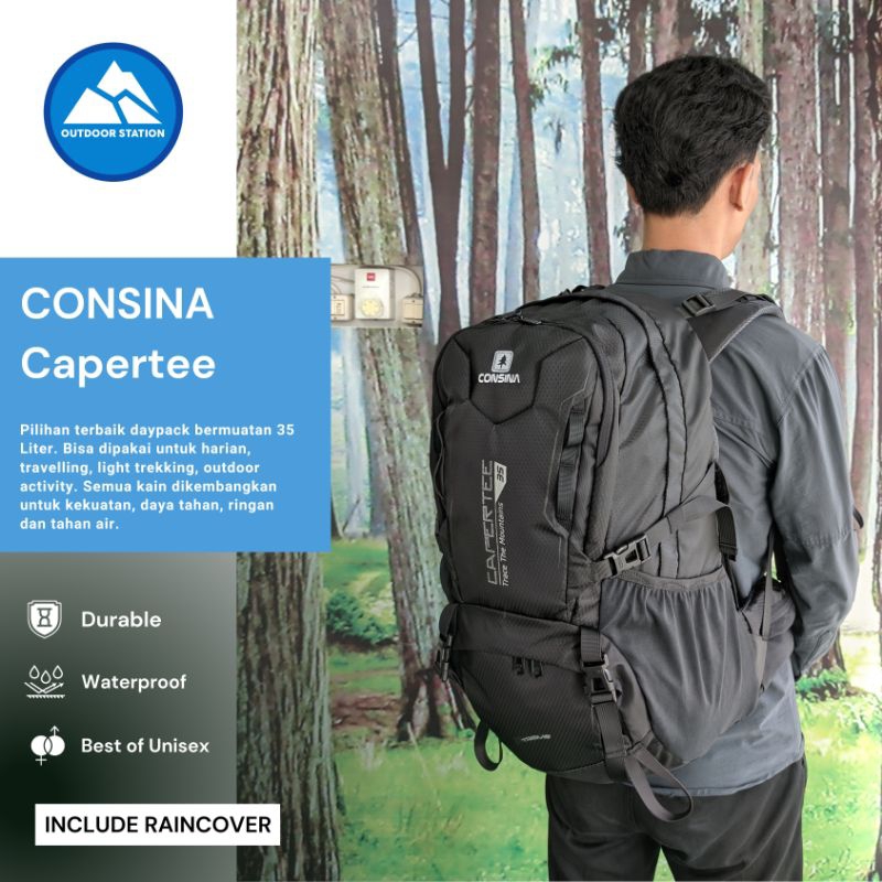 Jual Tas ransel daypack backpack consina capertee 35L | Shopee Indonesia