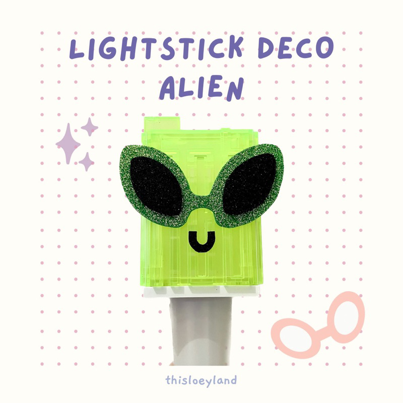 Jual Dekorasi Aksesoris Lightstick NCT Kacamata Foam Alien Thisloeyland ...