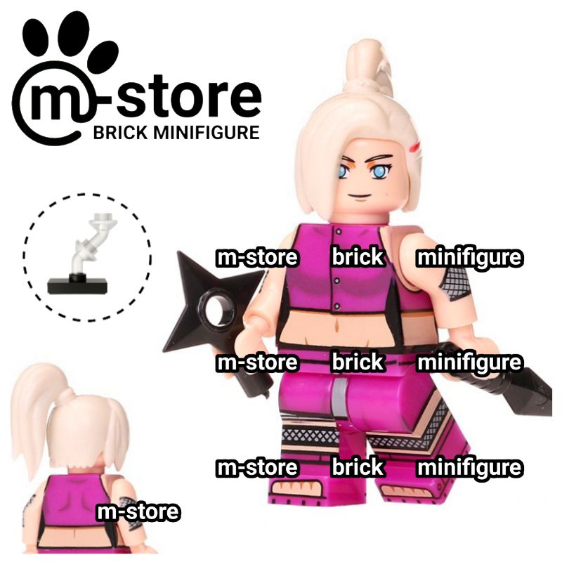 Jual brick naruto ino yamanaka mini toy figure | Shopee Indonesia