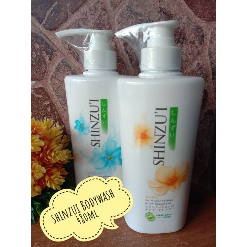 Jual Shinzui body wash 480ml pump/ shinzui sabun mandi cair pencetan ...