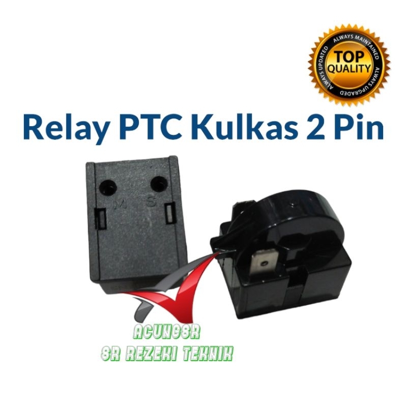 Jual Relay Kompresor kulkas 2 Pin Kanan - Kiri / PTC Kulkas | Shopee ...
