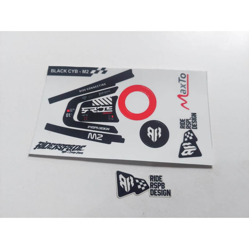 Jual BLACK CYB M2 - STICKER DECAL SKIN COVER GARSKIN INTERCOM SENA ...