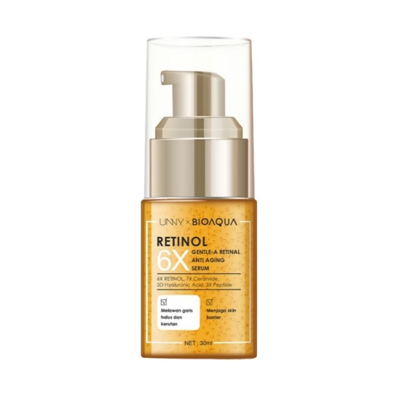 Jual BIOAQUA 6X Retinol Gentle-A Retinal Anti Aging Serum 30ml | Shopee ...