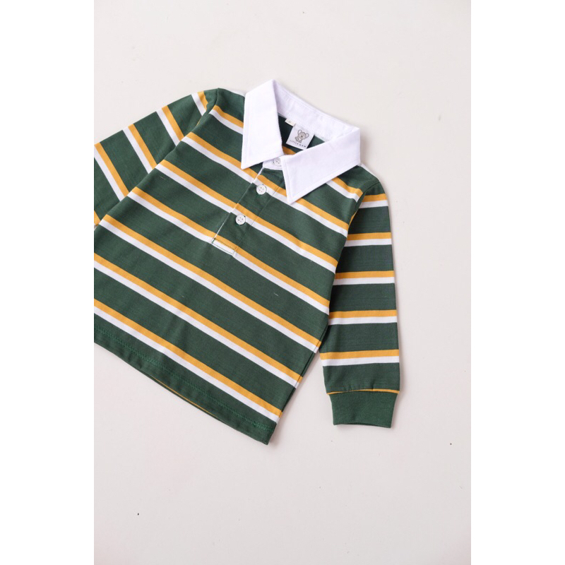 Jual Littlegaw Rugby Stripe Shirt Baju Rugby Anak Salur Cewek Cowok 1-8 ...