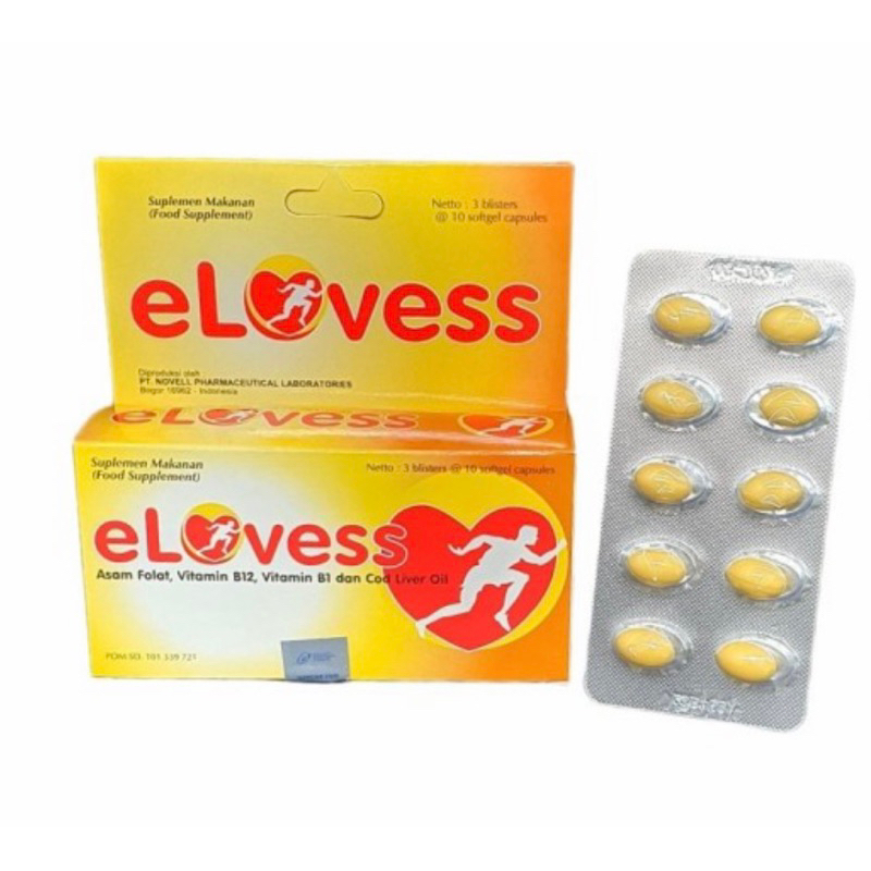 Jual Elovess box 30 tablet ( vitamin memperlancar metabolisme tubuh ...
