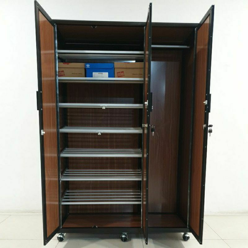 Jual LS66 ACP 100X50X143 b LEMARI RAK SEPATU 8 SUSUN DAN GANTUNGAN ...