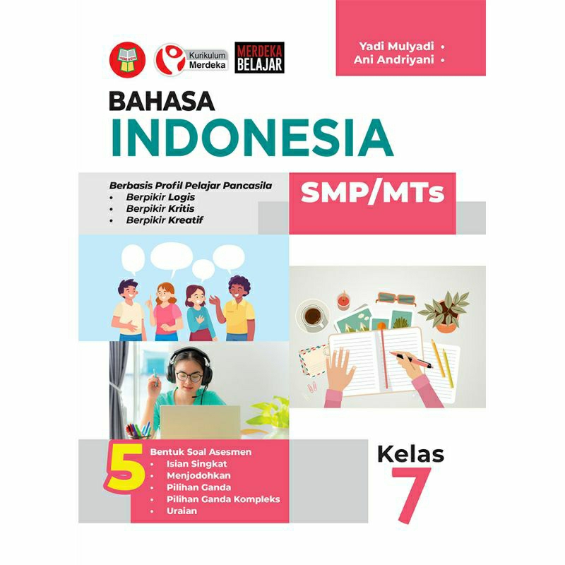 Jual BUKU BAHASA INDONESIA UNTUK SMP/MTs KELAS 7 KURIKULUM MERDEKA | Shopee Indonesia