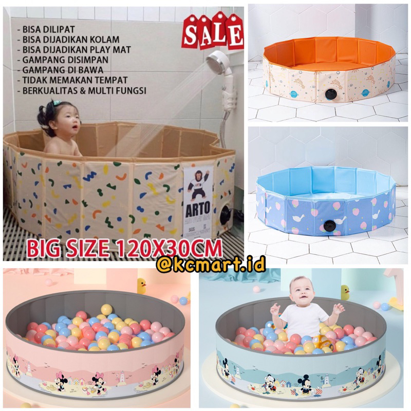 Jual Folding Mat Pool Kolam Lipat Mickey Minnie Kolam Multifungsi Kolam ...