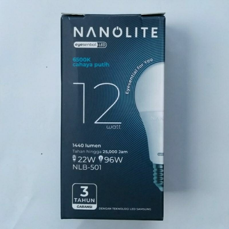 Jual NANOLITE LAMPU LED 12 WATT PUTIH NANOLITE | Shopee Indonesia