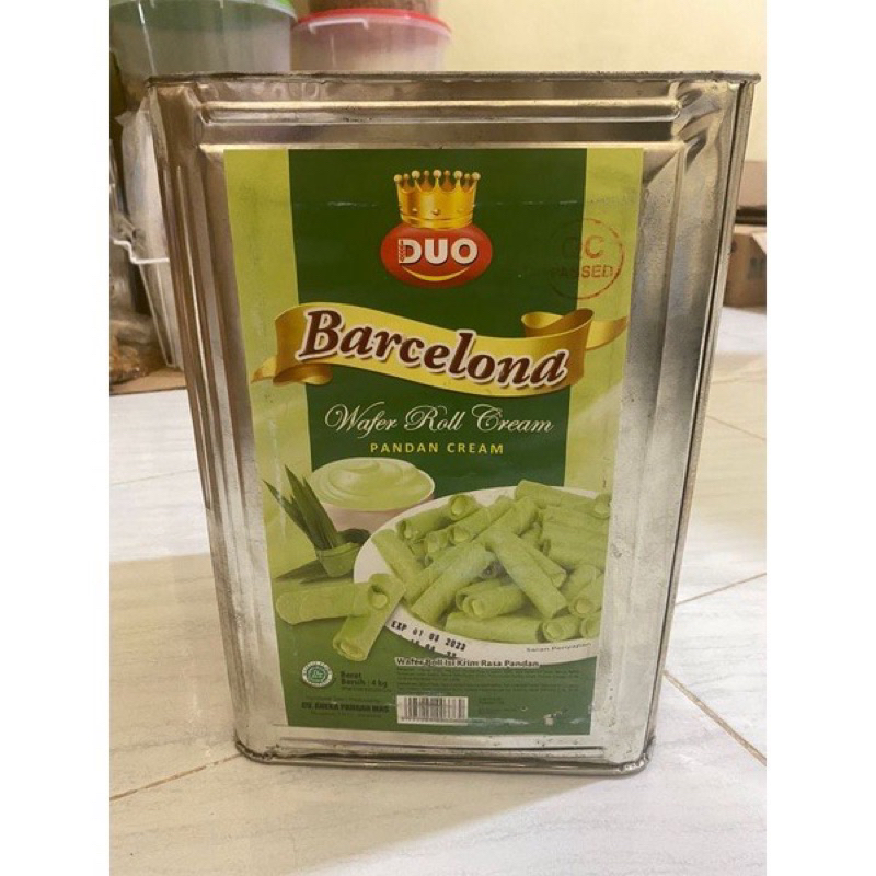 Jual Astor merk barcelona 4kg (kaleng) | Shopee Indonesia