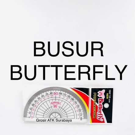Jual BUSUR BUTTERFLY 180 DERAJAT / Penggaris BUSUR BUTTERFLY 180 ...