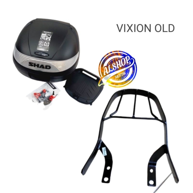 Jual PAKETAN BOX SHAD SH29 DAN BREKET BOX NEW VIXION NVL NVA VIXION OLD ...