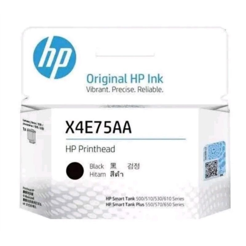 Jual tinta cartridge HP Printhead X4E75AA black original for : HP Smart ...