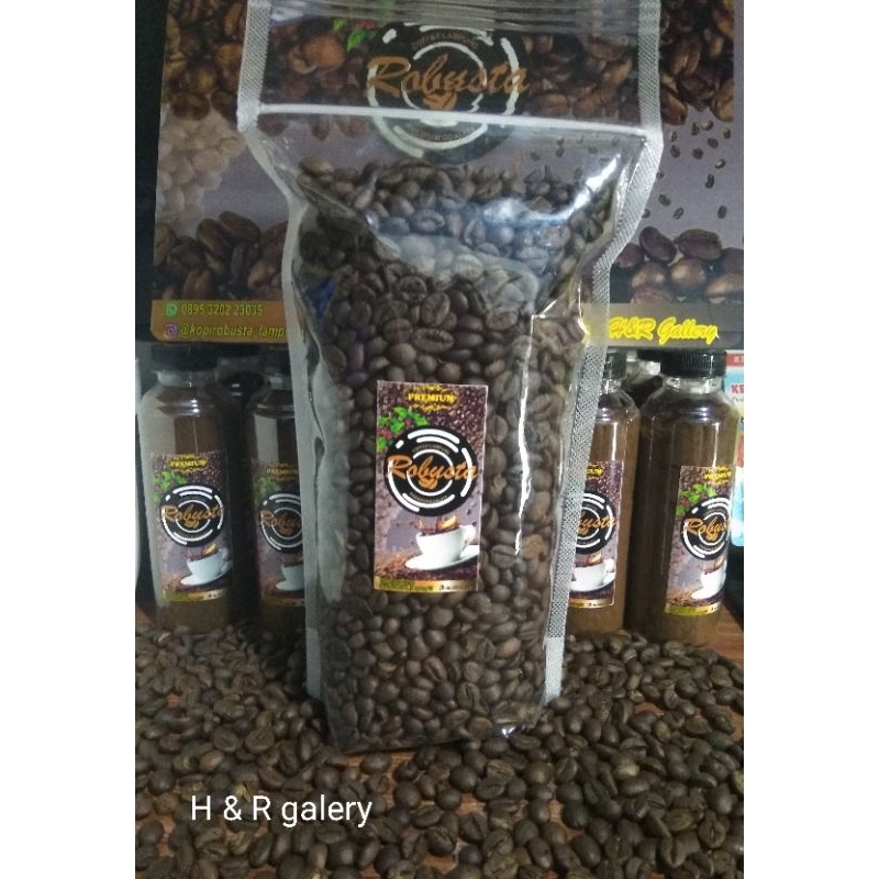 Jual Biji Kopi Robusta Petik Merah - Roasted Bean Robusta Red Cherry ...