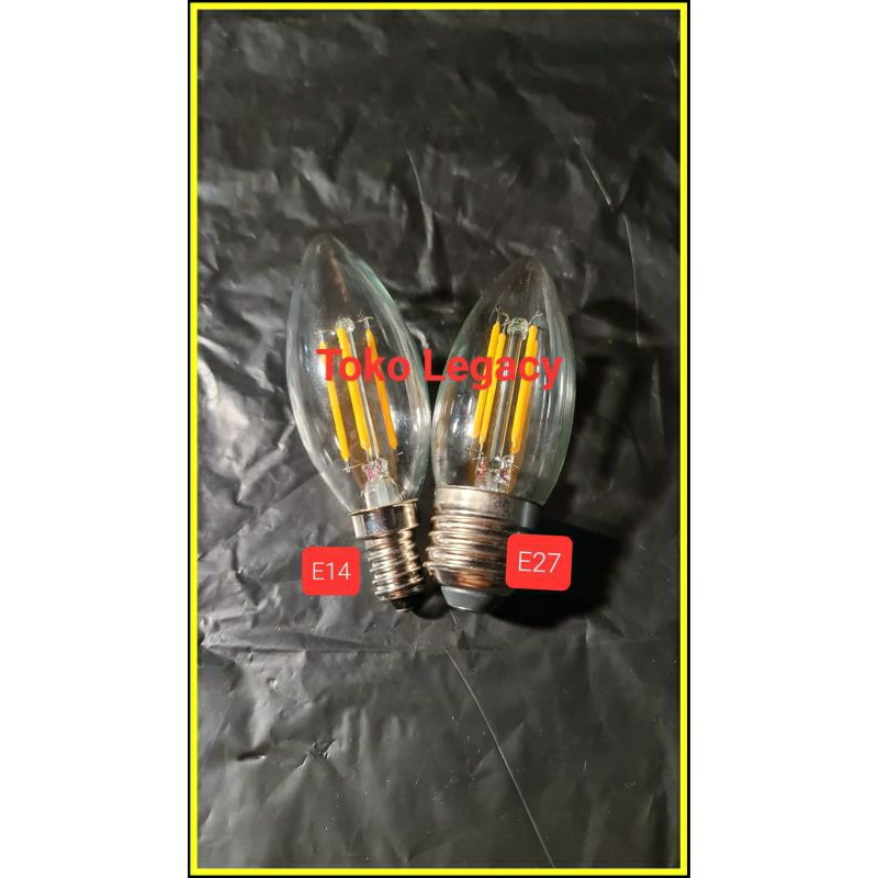 Jual LAMPU FILAMEN LED 4W UNTUK LAMPU HIAS DAN CAFE KUNING | Shopee ...
