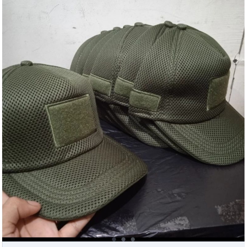 Jual TOPI JARING TACTICAL HIJAU OLIVE | Shopee Indonesia
