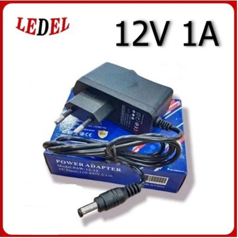 Jual adaptor 12v 1a untuk cctv led high quality adaptor xitey | Shopee ...