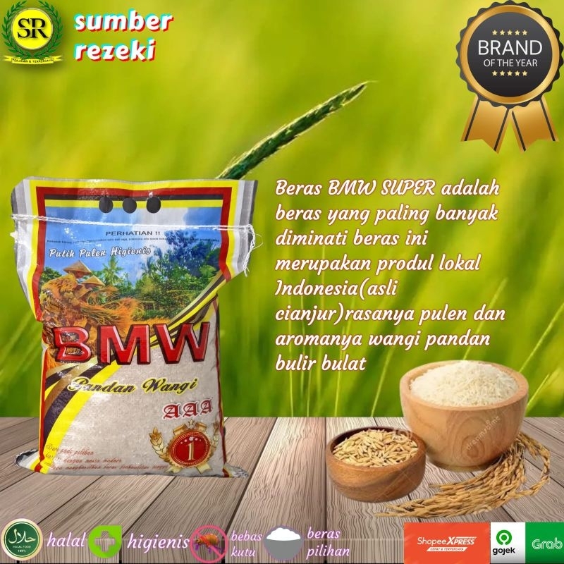Jual BERAS BMW SUPER (Aa3) 5, 10, 20 kg | Shopee Indonesia