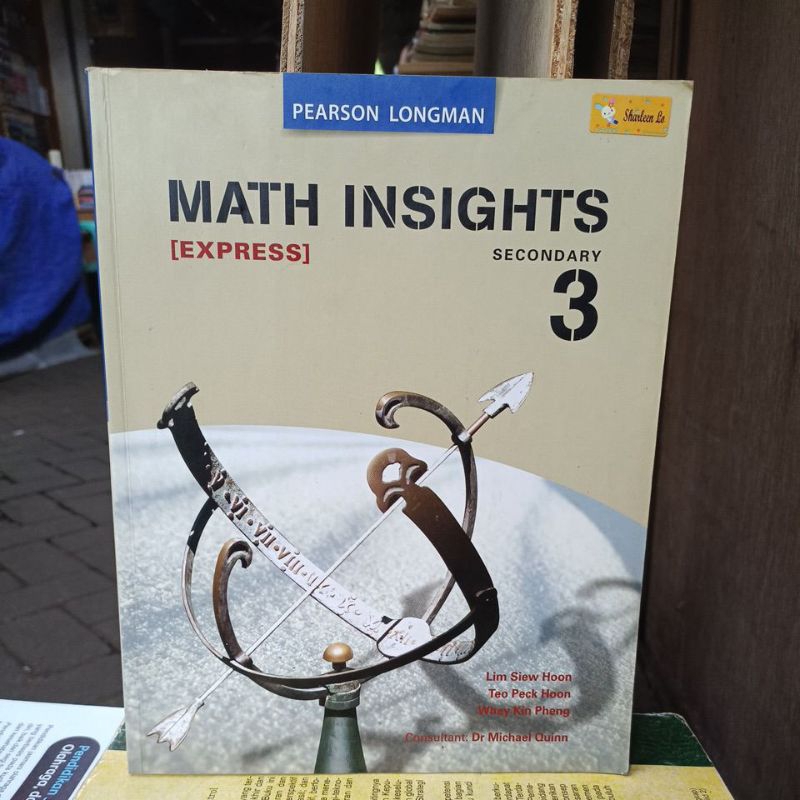 Jual BUKU ORIGINAL BEKAS MATH INSIGHTS EXPRESS SECONDARY 3 : LIM SIEW ...