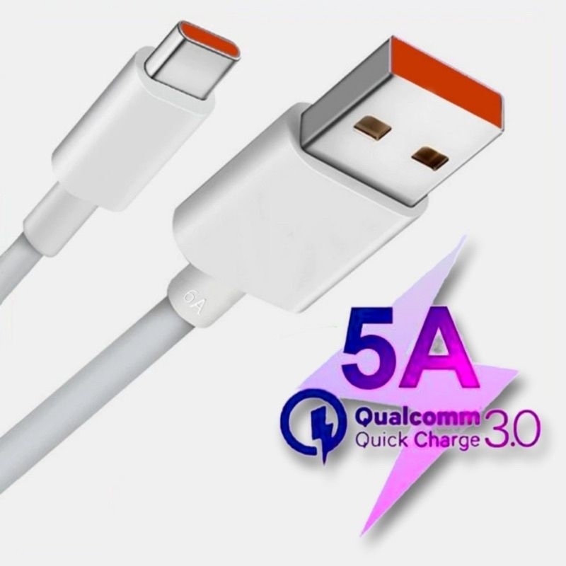 Jual Kabel Data USB Type-C Universal Support Fast Charging 5A | Shopee ...