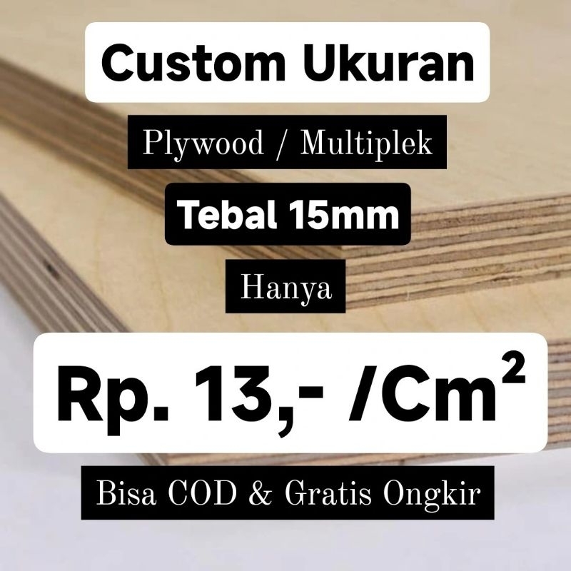 Jual triplek custom 15mm plywood multiplek | Shopee Indonesia