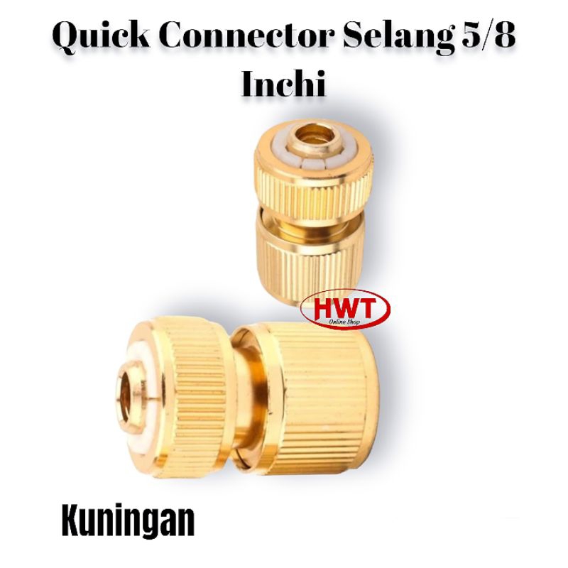Jual Quick Release Connector Konektor Sambungan Selang 5/8 Inchi ...