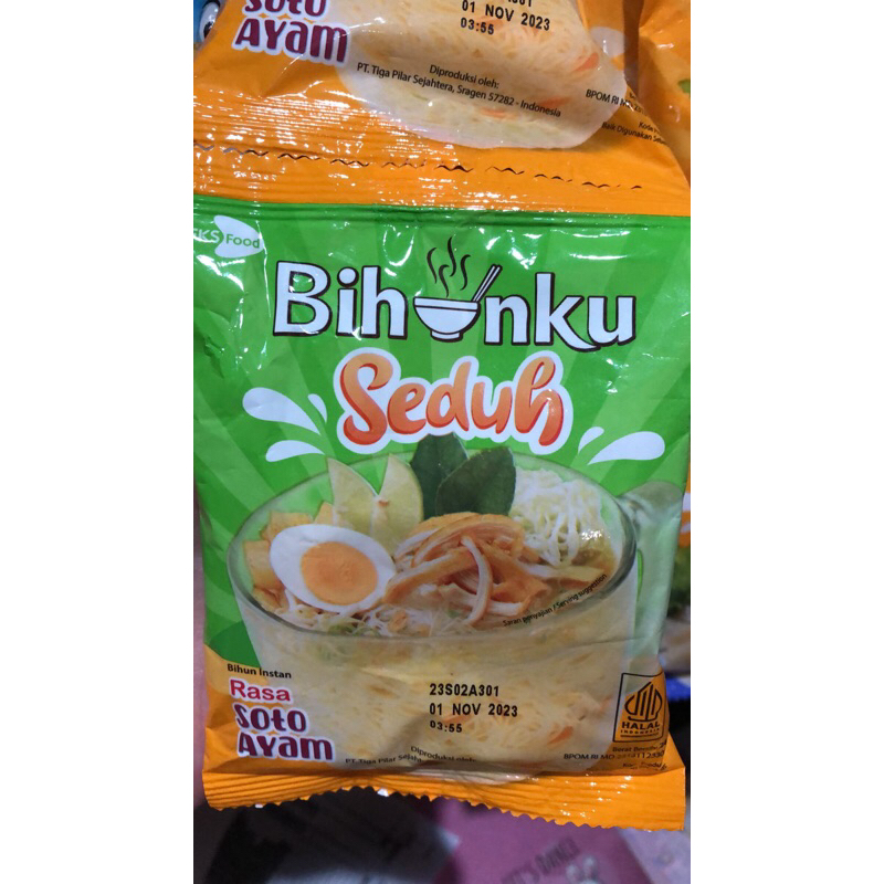 Jual Bihunku Bihun Seduh Renceng 24gr (1 renceng isi 10pcs) | Shopee ...