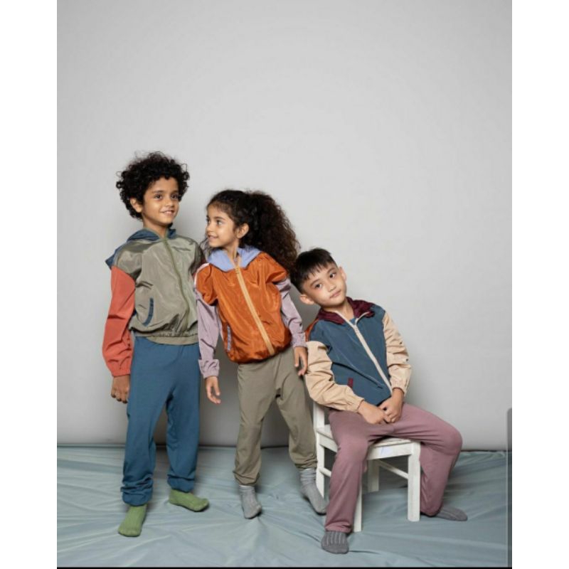 Jual MAISON ELMESA JACKET COLOR BLOCK | Shopee Indonesia