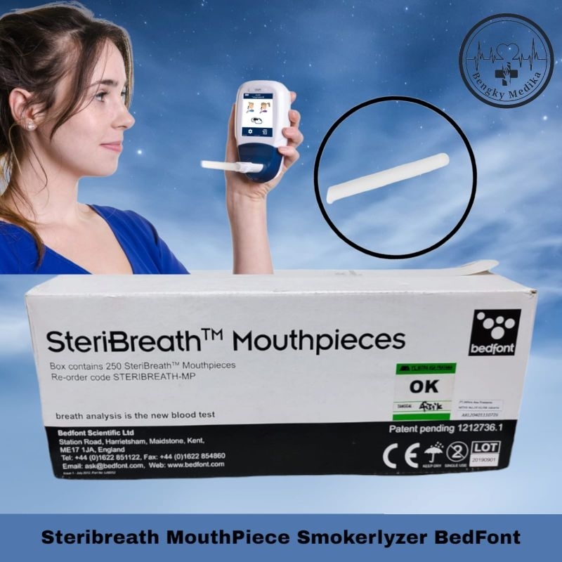 Jual Mouthpiece Smokerlyzer BedFont Mouthpiece Pico Micro Smokerlyzer ...