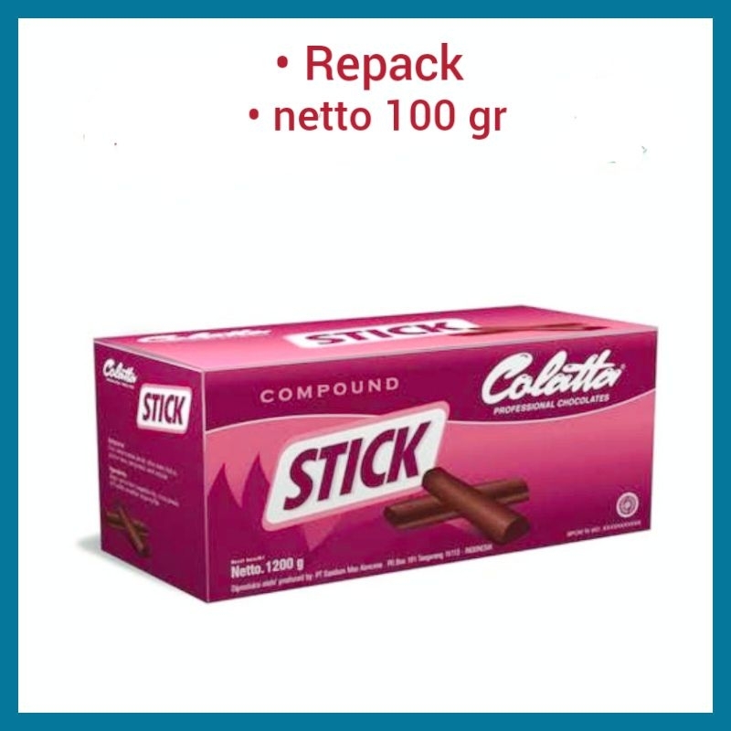 Jual Colatta Stick Compound 100gr Repack Coklat Stick | Shopee Indonesia