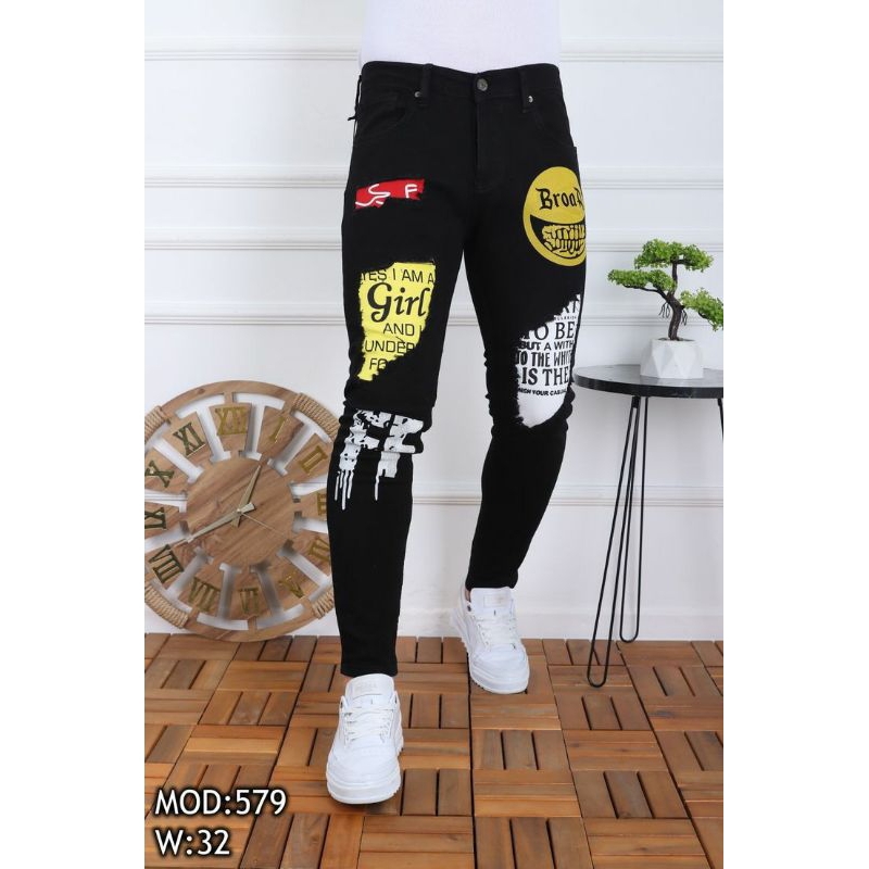 Jual Celana Jeans Hitam Shopee Indonesia