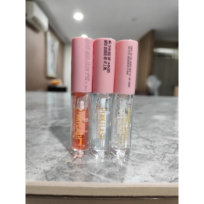 Jual Pinkflash Lip Gloss Bening (Bekas) | Shopee Indonesia