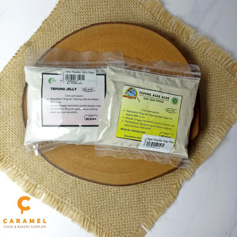 Jual Jelly & Agar-Agar Powder 50gr-Bubuk Jelly Plain-Bubuk Agar-Agar ...