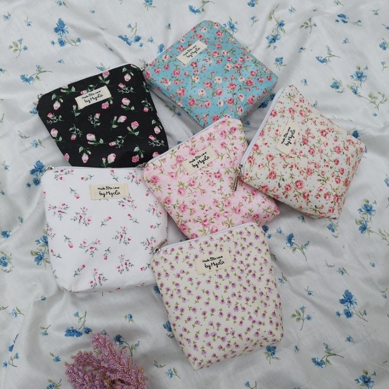 Jual Lubna Pouch by Myola Sewing | Pouch Kain Katun | Dompet Model ...