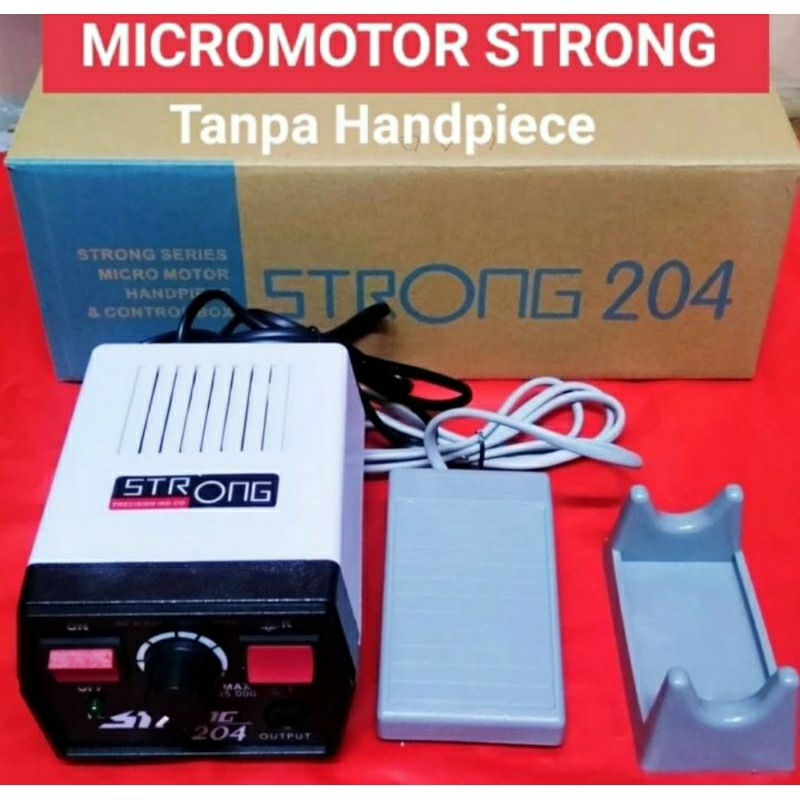 Jual Mikromotor Strong 204 Kosongan / Dental Micromotor mesin praktikum ...