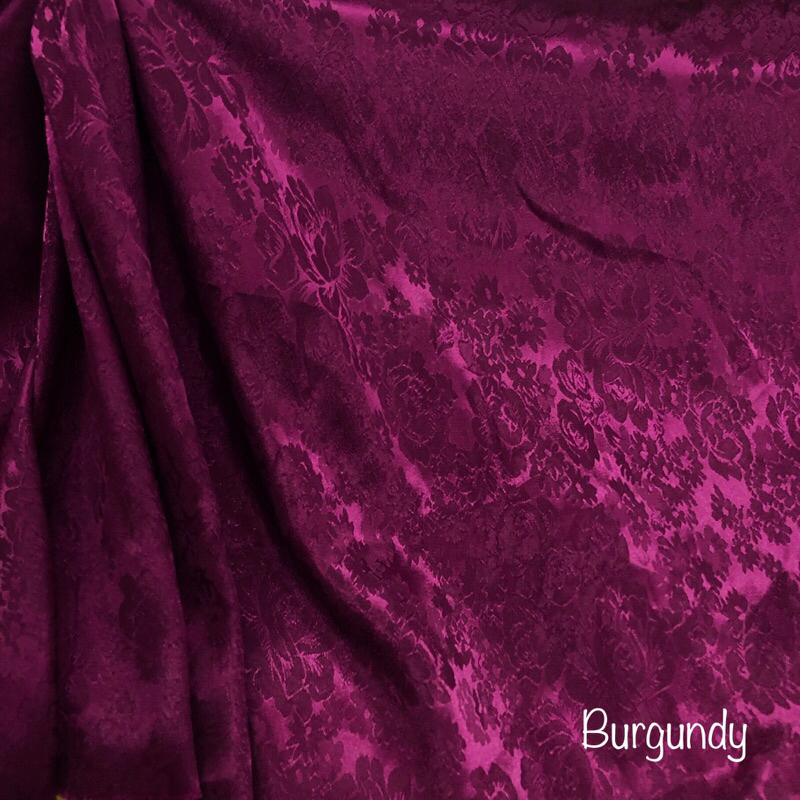 Jual Kain Jaguard Jaquard Jacqard Jacquard Silk Silky Semi Sutra ...