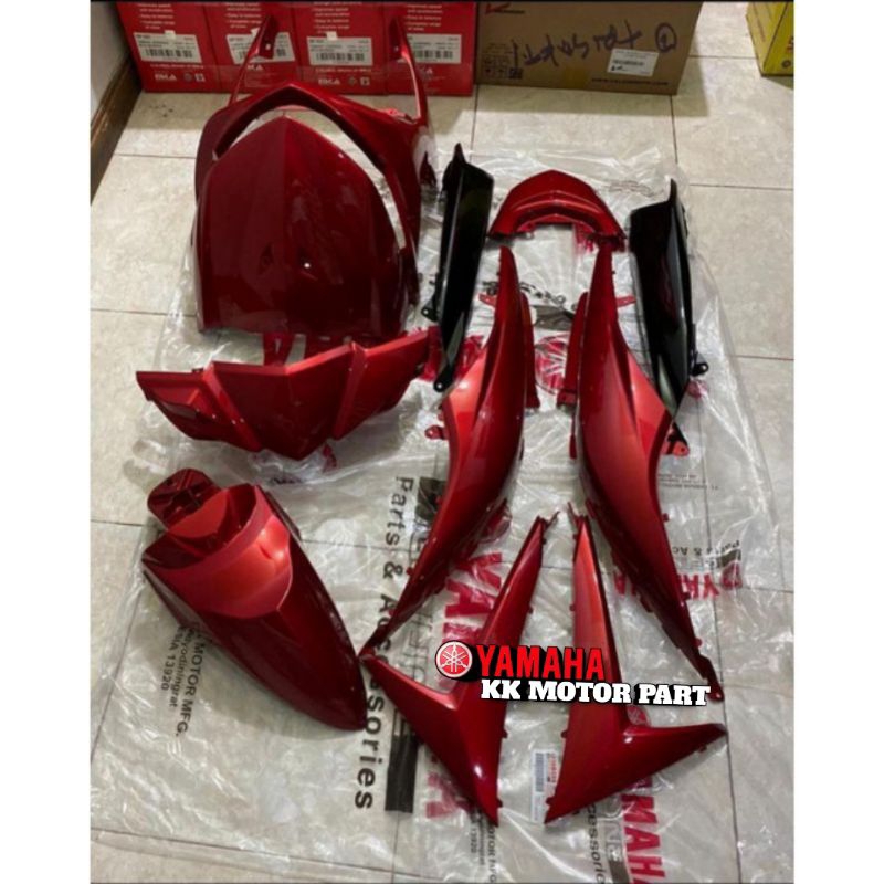 Jual PAKET FULL BODY HALUS YAMAHA MIO SOUL GT 115 ORIGINAL YAMAHA MERAH ...
