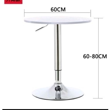 Jual meja cafe bulat / meja bar bulat / meja makan bulat minimalis ...