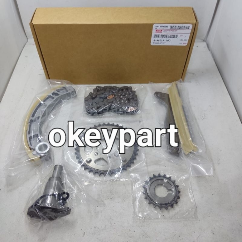 Jual TIMING CHAIN SET RANTAI KETENG ISUZU DMAX NEW 4JJ1 | Shopee Indonesia