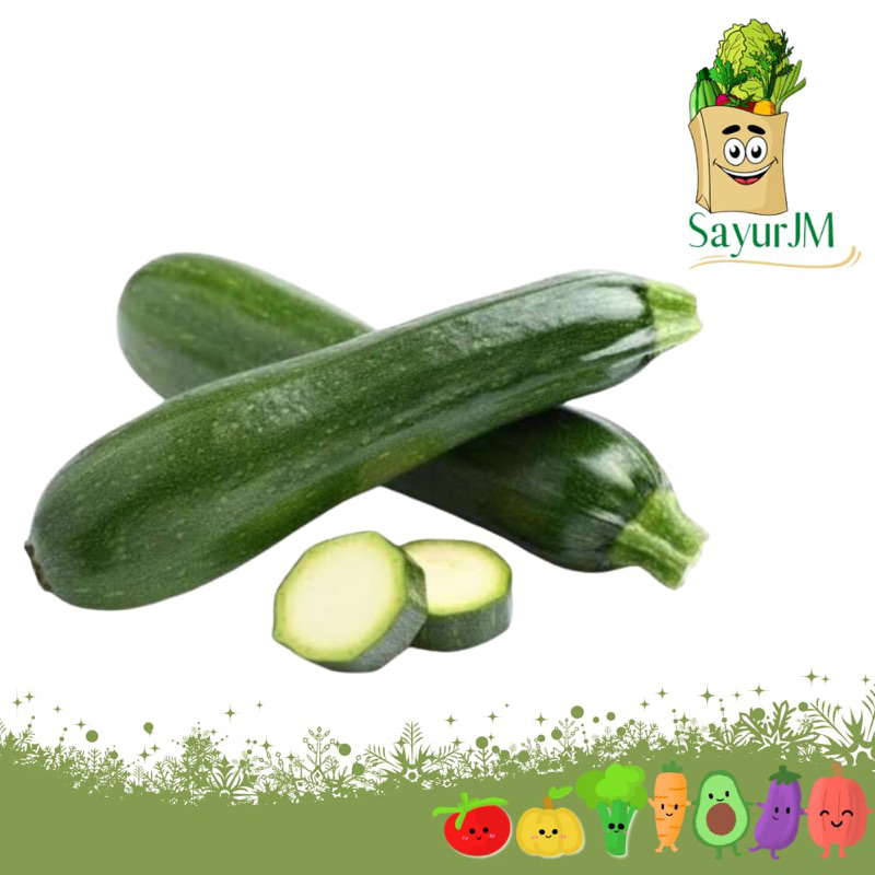 Jual SayurJM Zukini 500gr / Zucchini / Sayur Segar / Sayuran Segar ...
