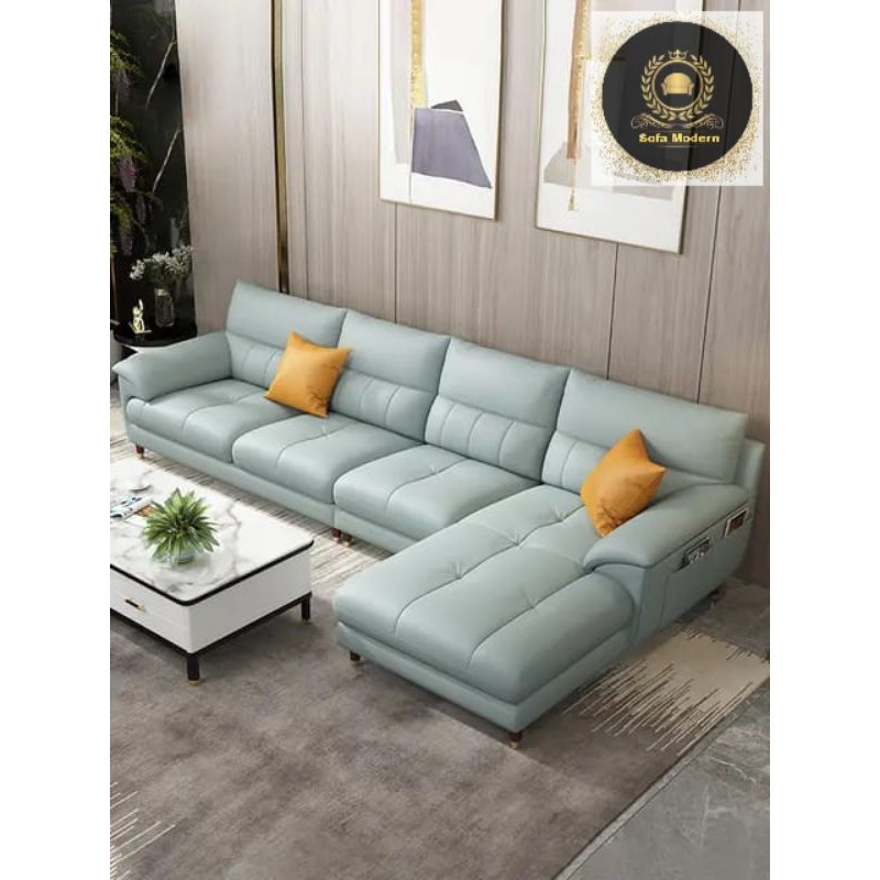 Jual Sofa Letter L Minimalis Ruang Tamu Modern Super Elegant | Shopee ...