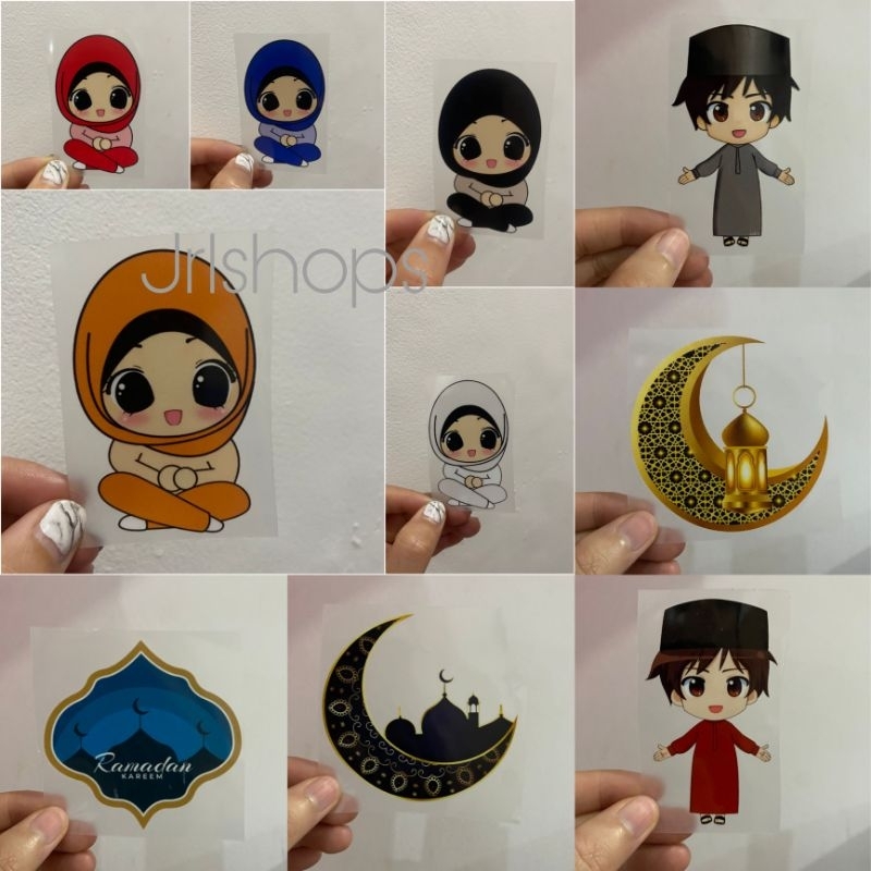 Jual sticker Sablon gosok print DTF tinggal gosok langsung nempel ...