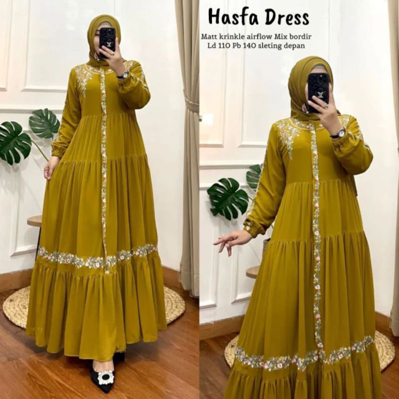 Jual HASFA DRESS (LABEL MADANI) READY | Shopee Indonesia