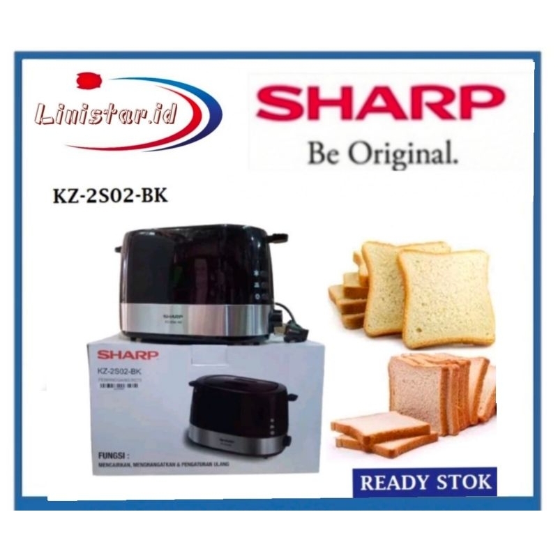 Jual SHARP Pemanggang Roti KZ-2S02-BK/TOASTER SHARP | Shopee Indonesia